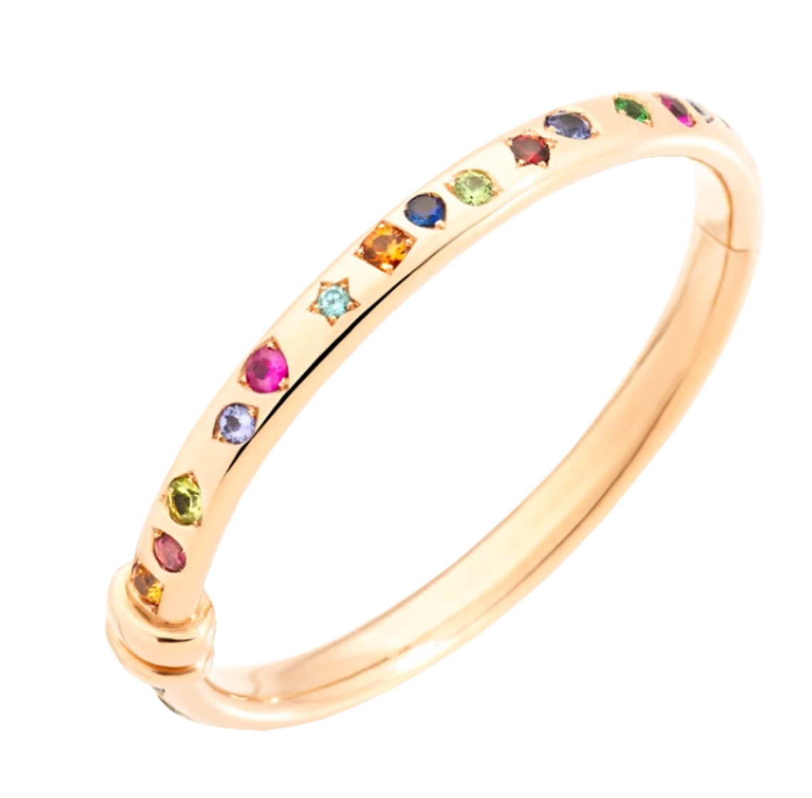 Rose Gold Stone Iconica Bangle · HEWI
