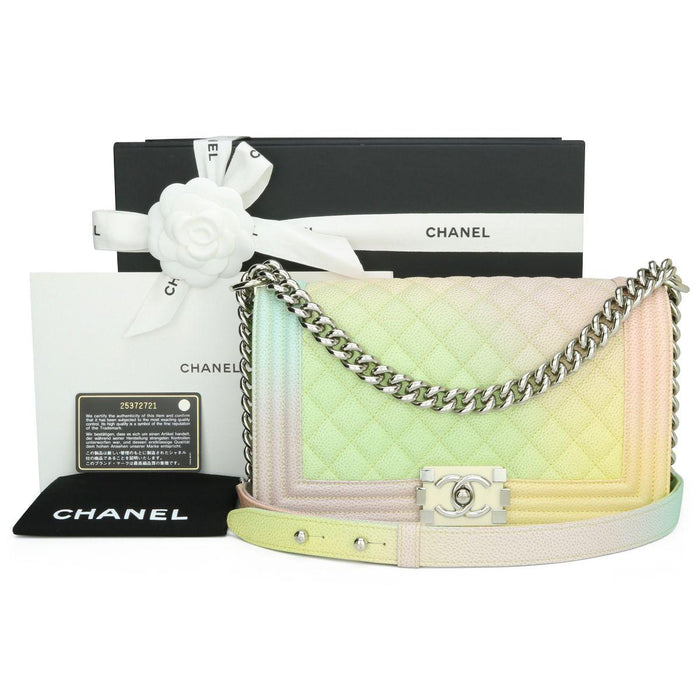 Chanel Rainbow Caviar Boy Bag · HEWI