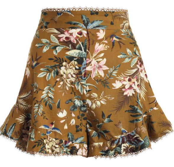 Zimmerman Mustard Tropicale Flutter Shorts · HEWI