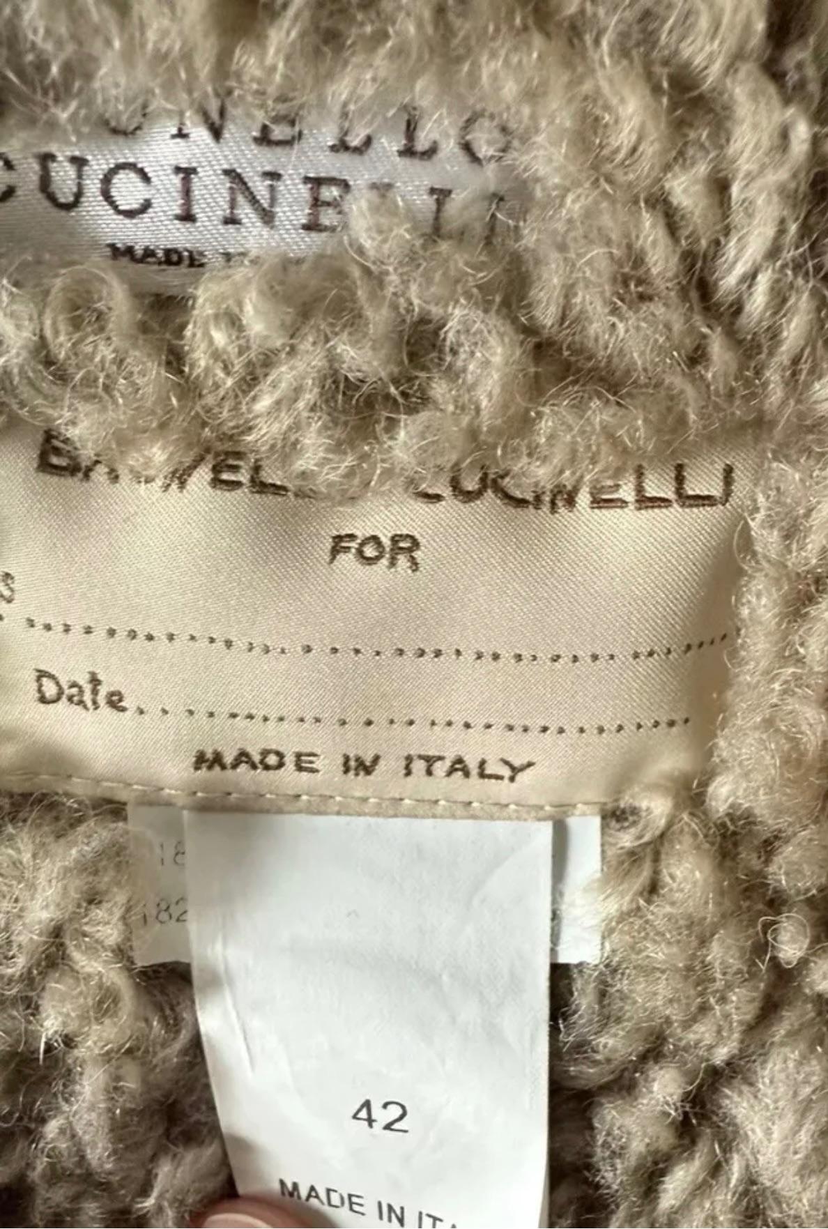 Brunello Cucinelli Metallic Brown Suede Jacket · HEWI