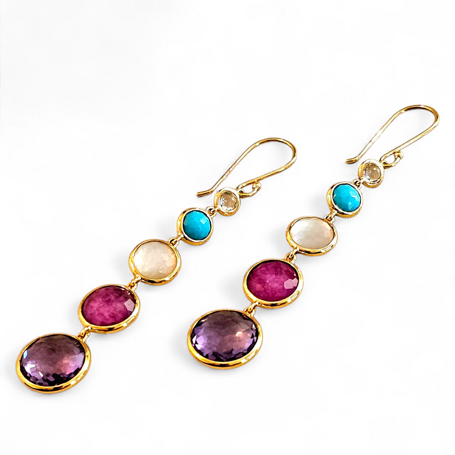 Ippolita Multi Gem Lollipop Earrings · HEWI