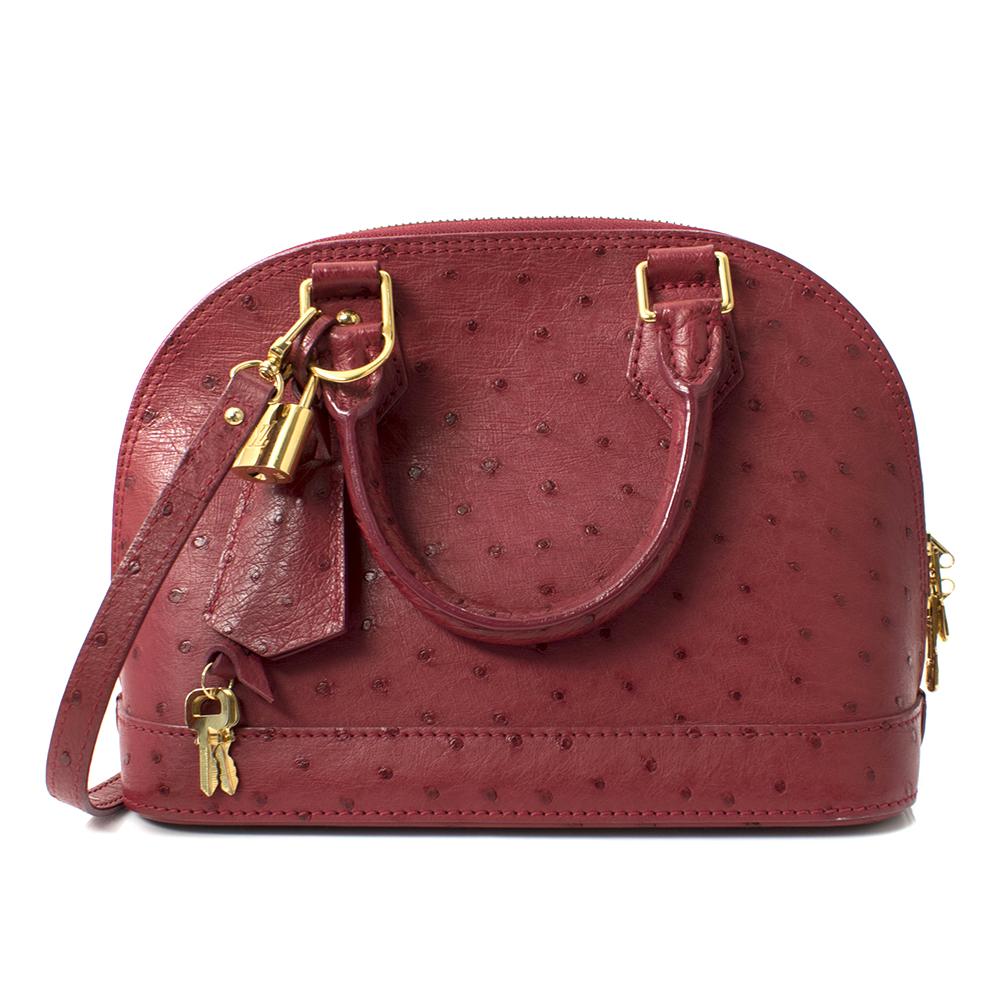 Louis Vuitton Japiur Ostrich Alma BB Tote Bag · HEWI