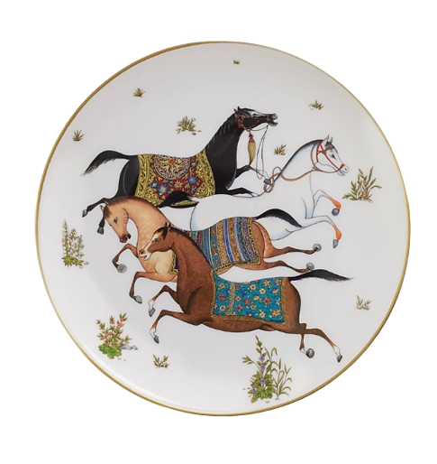 Hermes Cheval D'Orient Desert Plates x2 · HEWI