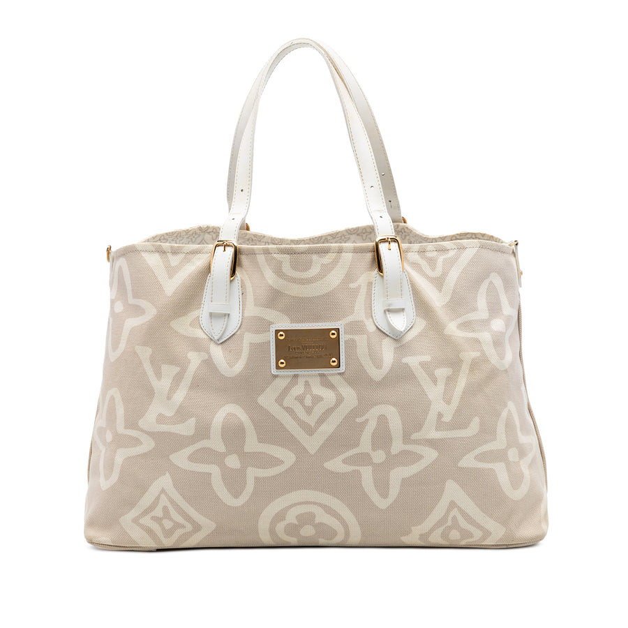 Pre-Owned Louis Vuitton Monogram Tahitienne Cabas GM · HEWI