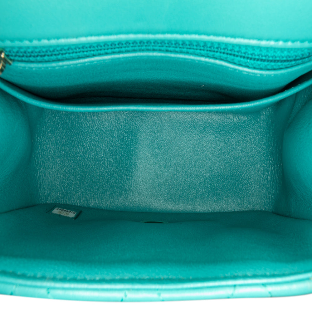 Mini Square Classic Lambskin Single Flap · HEWI