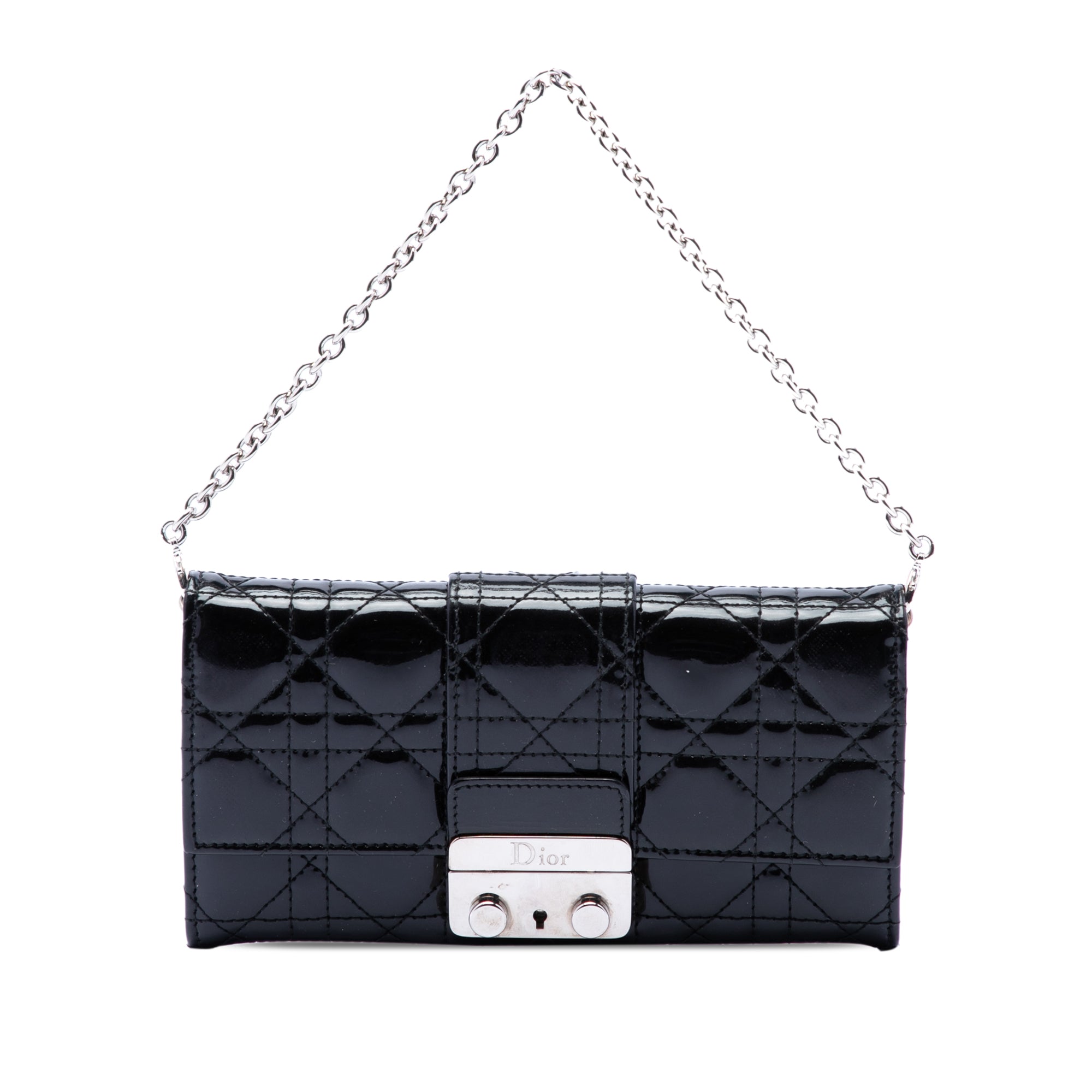 Patent Cannage Miss Dior Wallet on Chain · HEWI
