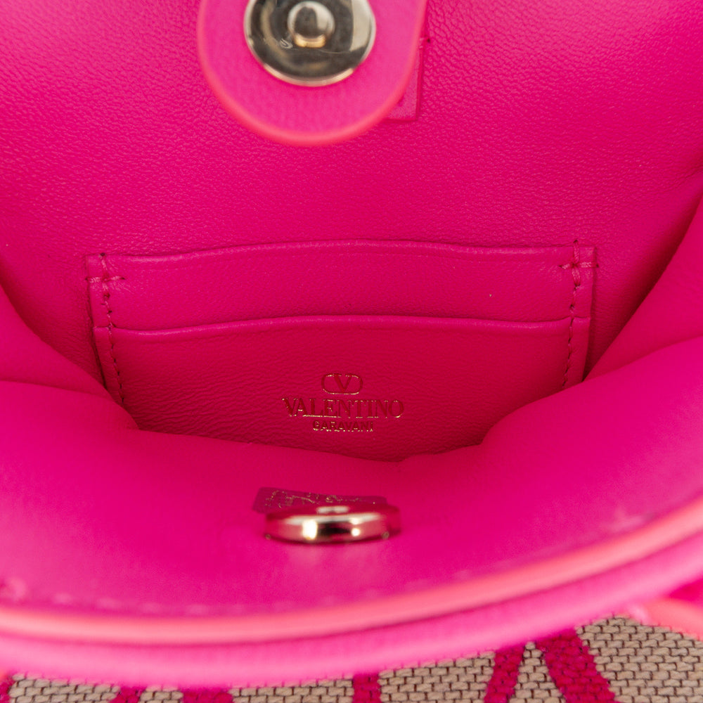 Leather Trimmed Toile Iconographe Satchel · HEWI