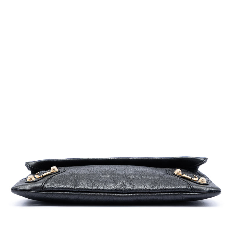Pre-Owned Balenciaga Lambskin Motocross Giant 12 Envelope Clutch · HEWI